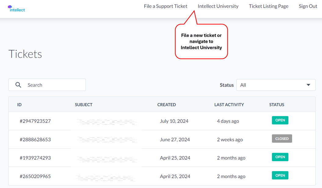 How to Access Intellect's Knowledge Base and Customer Portal